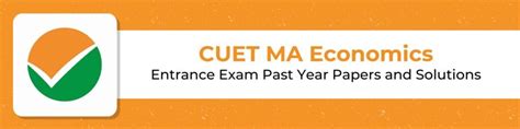 CUET PG Economics Past Year Question Papers And Solutions