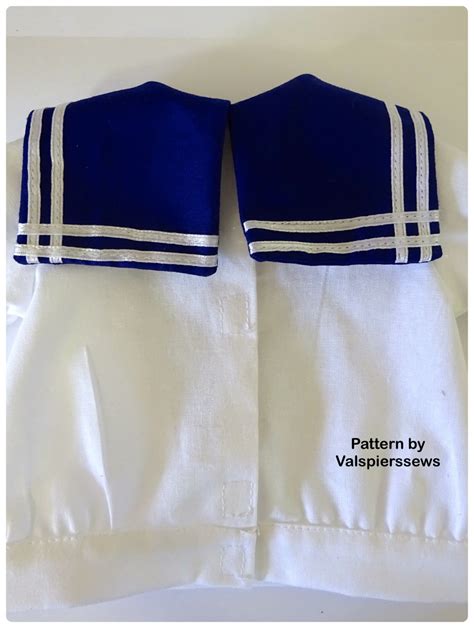 1841 Vintage Sailor Suit V Neck With Dicky Pleated Skirt Etsy