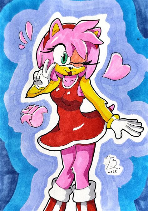 Amy Rose Strikes A Pose — Weasyl