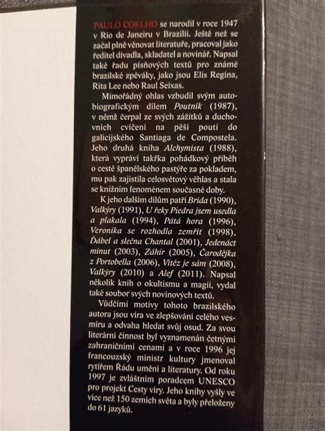 Jako řeka Jež Plyne Vyprávění Z Let 1998 2005 Paulo Coelho Aukro