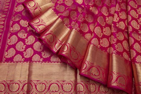 Obrazy Sarees Dámske Nosenie Svadobné Ružová Fialová Magenta