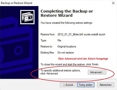 Ntbackup Datei Restore Aus Alten Bkf Dateien Auf Aktuellem Windows Deskmodder De