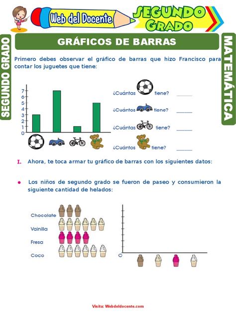 Ejercicios De Gráficos De Barras Para Niños Pdf
