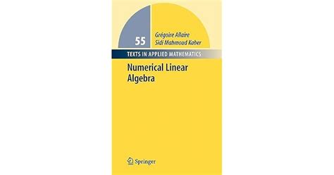 numerical linear algebra by grégoire allaire
