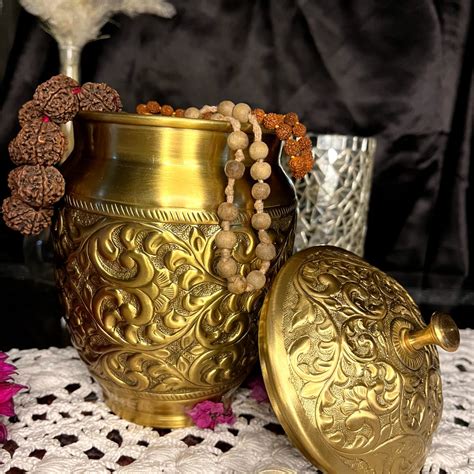 Brass Antique Laddu Dabba Elegant Storage Solution Brass Globe