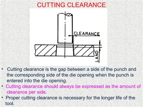 Press Tool Design Cutting Force Calculation Force Ppt
