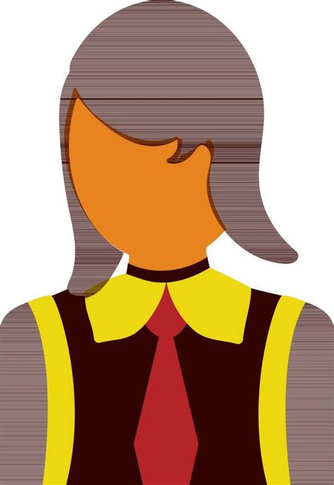 Character Of A Faceless Girl 24370724 Vector Art At Vecteezy