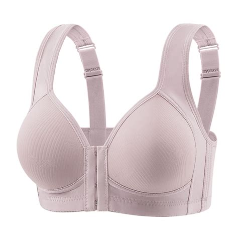 Miqool Womens Front Closure Post Surgery Compression Bra Comfort And