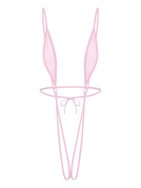 Zaldita Womens Extreme Mini Sling Lingerie Micro Bikini Monokini Tiny Swimsuit Bathing Suit