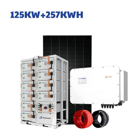 Wholesale Industrial 125kw 257kwh Hybrid Energy Storage System With Ai
