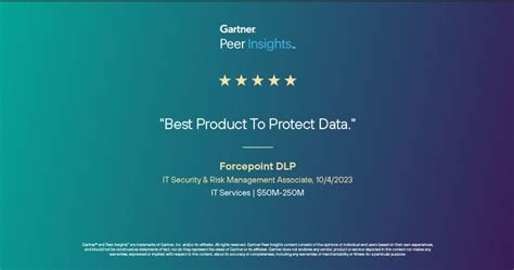 Gartner Forcepoint Cybersecurity Dataprotection Itsecurity