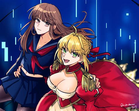 Nero Claudius Nero Claudius And Kishinami Hakuno Fate And 2 More