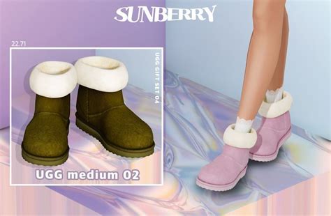 Sunberry 🎁t🎁 Ugg 4set Early Access Jius Sims Winter Shoes The