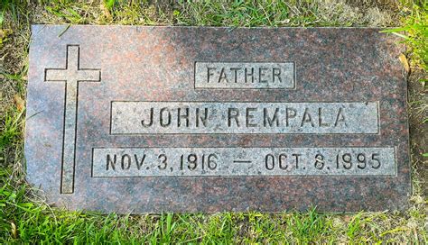 John Joseph Rempala 1916 1995 Find A Grave Memorial