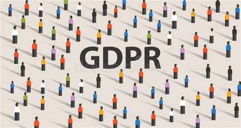 Gdpr Concept Vector Illustration General Data Protection Regulation