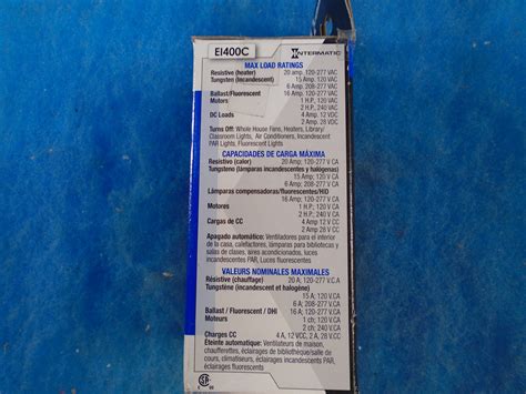 Intermatic Programmable Electronic Countdown In Wall Timer Ei400c