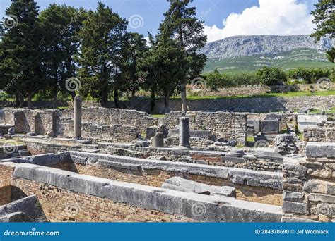 Remains Of The Roman Town Salona Near Solin In Croatia Editorial Image