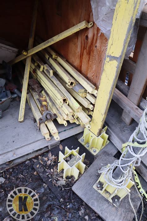 Yellow Safety Railing System