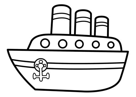 Dibujos De Barco Y Nave Para Colorear E Imprimir Coloringlib