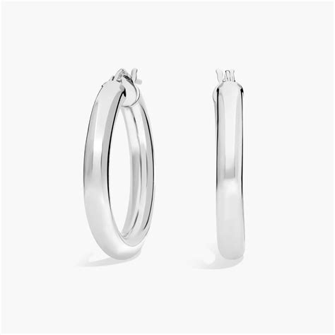 Sterling Silver Hoop Earrings