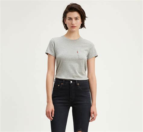 Perfect Pocket Tee Shirt Grey Levis® Us