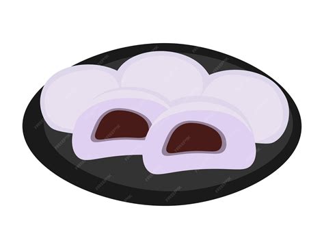 Premium Vector Daifuku Dessert Pattern