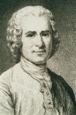 Portrait Of Jean Jacques Rousseau 1712 French School 19th Century