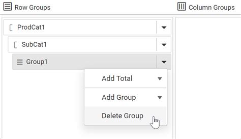 Add Or Delete A Details Group Web Reportdesigner
