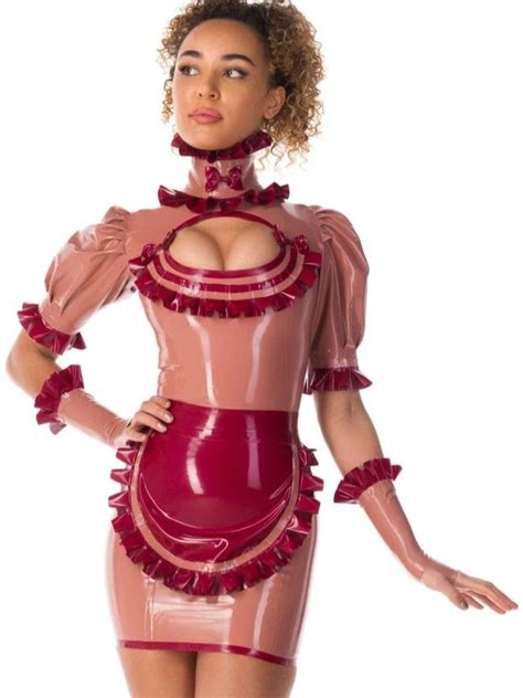Robe De Soubrette En Latex Vêtements En Latex Tendance Royaume Uni
