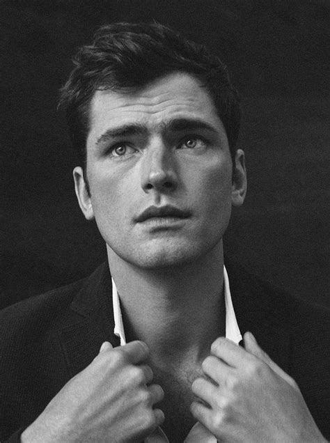 Sean Opry Photoshoot Pierce Brosnan Black And White Male Model