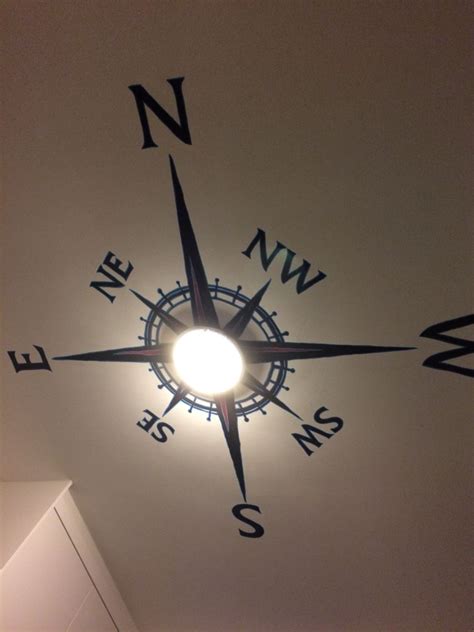 Compass Light Fixture For Nautical Home Decor