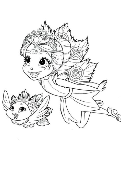 Patter Peacock And Flap Flying Coloring Page Download Print Or Color Online For Free
