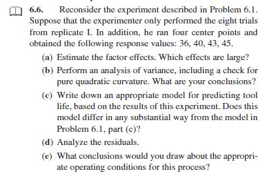 Solved 66reconsider The Experiment Described In Problem