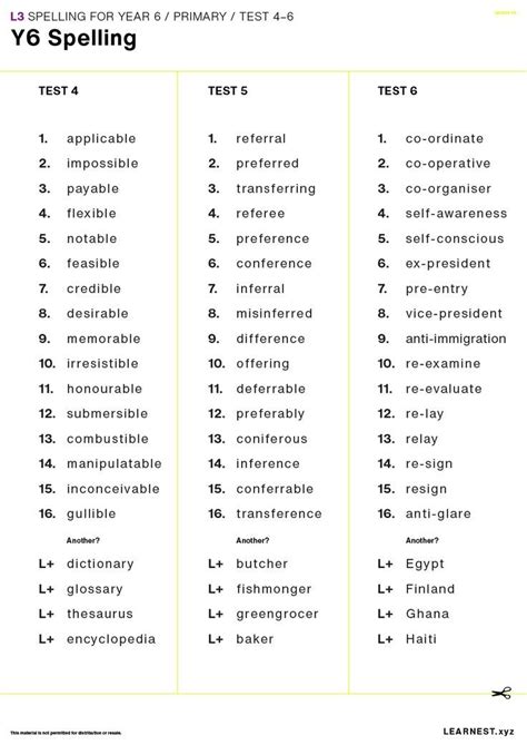 Download Primary Spelling Tests By Spelling Test How To
