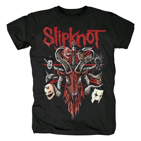 Us Metal Rock Graphic Tees Slipknot Band T Shirt Wishiny