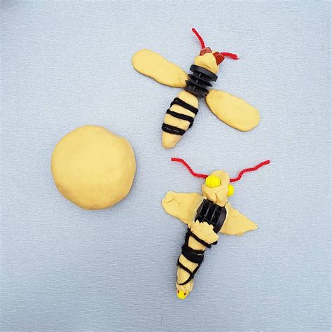 Insect Playdough Creations Wasps Bees Hornets