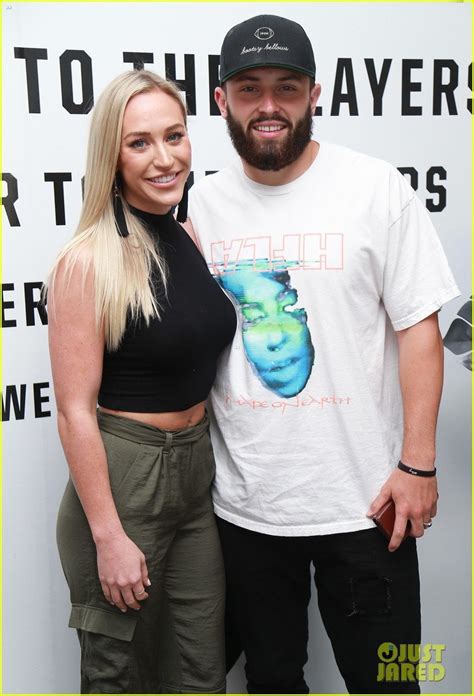 Who Is Baker Mayfields Wife Hes Married To Emily Wilkinson Who Is
