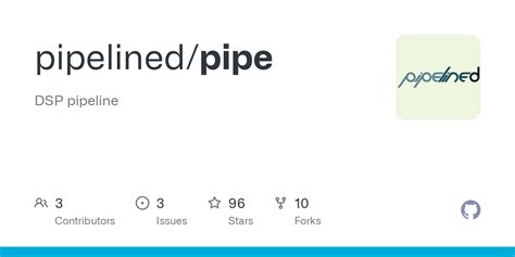 github pipelined pipe dsp pipeline