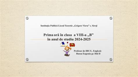 Impreuna Pentru Pace Clasa Viii Rm Prima Lectie Pptx