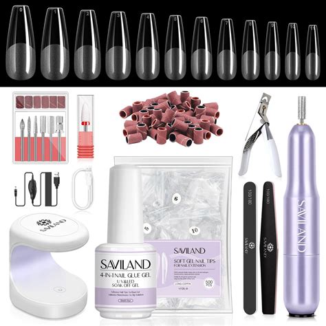 Saviland Gel X Nail Kit All In 1 Beginner Gel Nail Kit