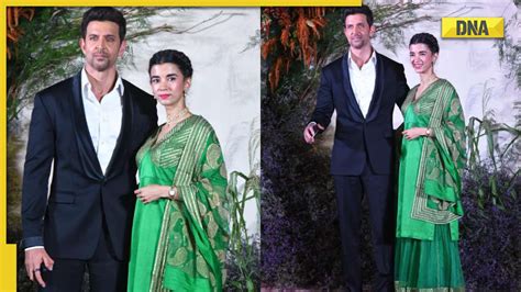 Hrithik Roshan Saba Azad Make Heads Turn At Richa Chadha Ali Fazals Wedding Reception In Mumbai