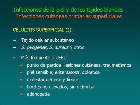 Infecciones De La Piel Y De Los Tejidos Blandos