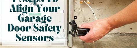 7 Steps To Align Your Garage Door Safety Sensors Overhead Door Of The Inland Empire
