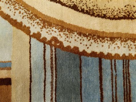 French Art Deco Rug Designed By Jean Burkhalter For Pierre Chareau