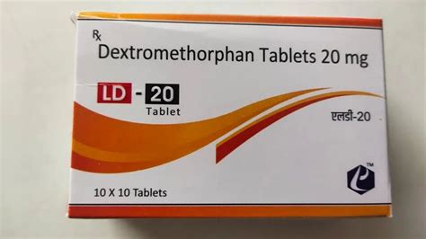Dextromethorphan Tablets 20 Mg At ₹ 44 Strip Odhav Ahmedabad Id