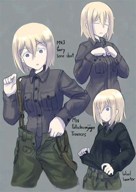 P站Erica画师的德军娘化作品1 哔哩哔哩
