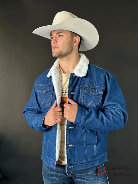 Wrangler Cowboy Cut Sherpa On Top Lined Denim Jacket