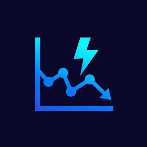 Power Consumption Decrease And Reduction Vector Icon 10702514 Vector