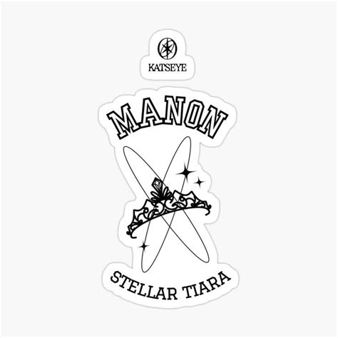 Katseye Manon Stellar Tiara Sticker Manon Stickers For Phone A