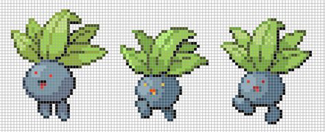 Pokemon Pixel Patterns For Fuse Beads Oddish Artofit